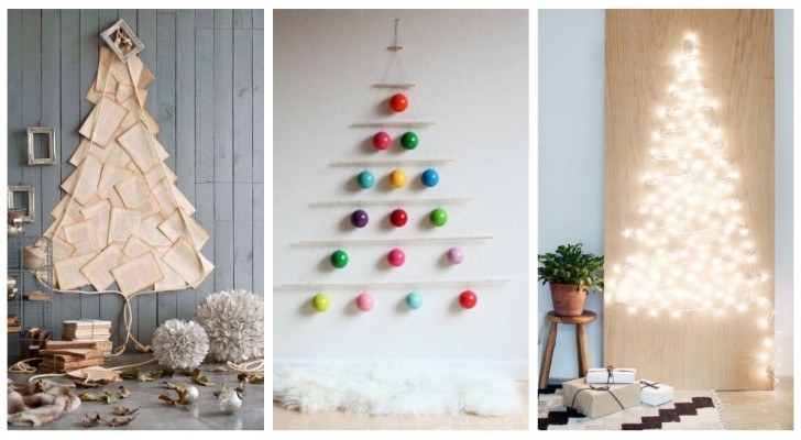 Non hai tempo o spazio per un albero di Natale tradizionale? Provane ...